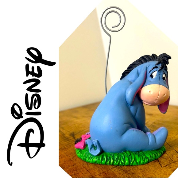 Disney | Other | Winnie The Pooh Eeyore Figurine Card Photo Picture ...